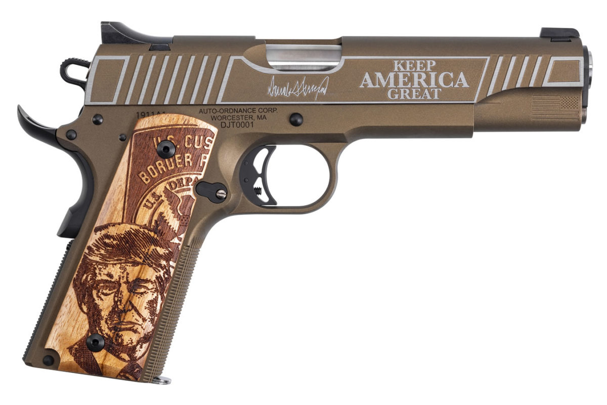 AUTO ORDNANCE 1911A1 5″ 45 ACP 45TH PRESIDENT TRUMP SPECIAL LIMITED ...