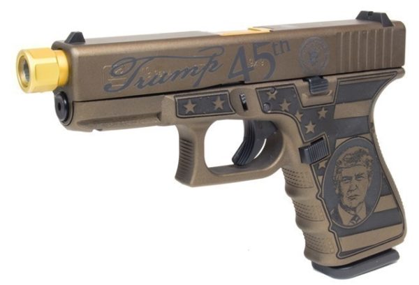 Glock 19 G19 GEN3 TRUMP AUSTRIA MADE COMPACT 9mm 4.6″ 15+1 Donald J ...
