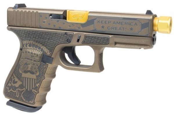 Glock 19 G19 GEN3 TRUMP AUSTRIA MADE COMPACT 9mm 4.6″ 15+1 Donald J ...