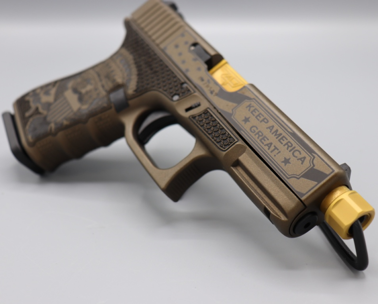 Glock 19 G19 GEN3 TRUMP USA MADE COMPACT 9mm 4.6″ 15+1 Donald J TRUMP ...