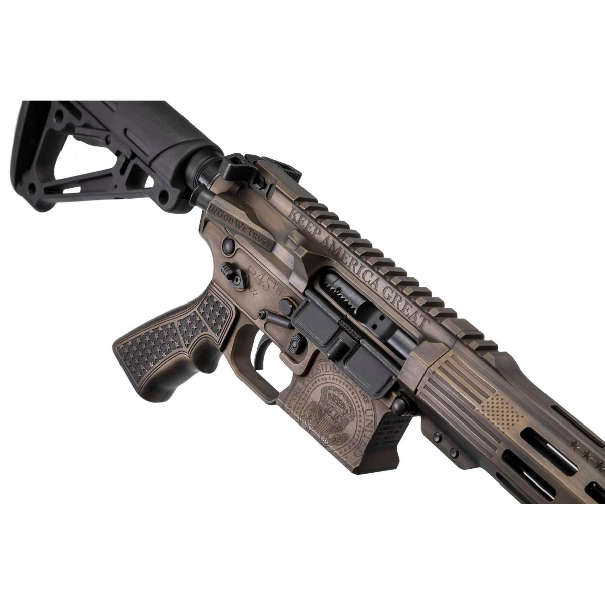 Auto Ordnance 2024 TRUMP COMMANDER IN CHIEF Custom Build AR15 Burnt ...