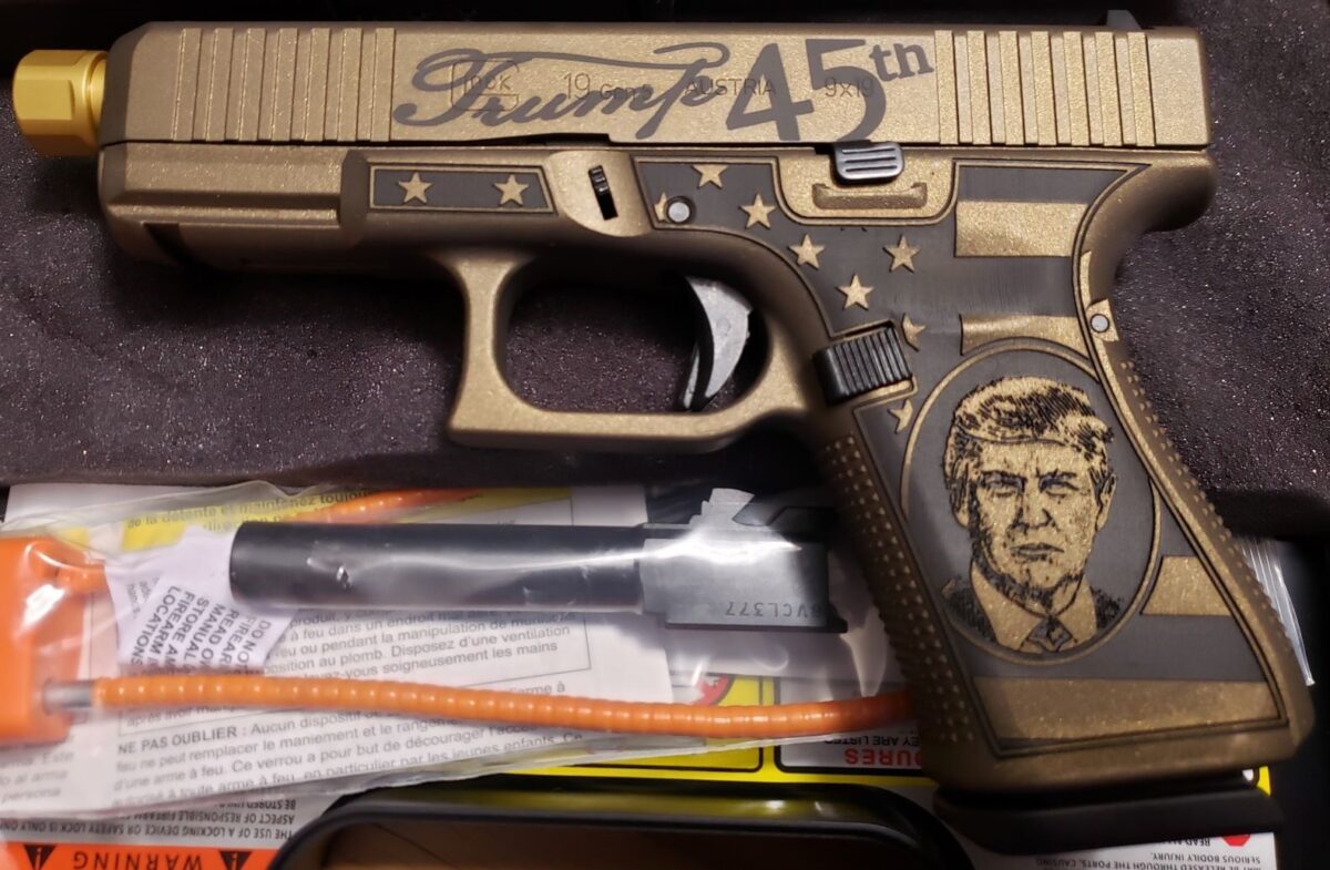 GLOCK G19 GEN5 Trump (AUSTRIA MADE) 45th President Special Edition Semi ...