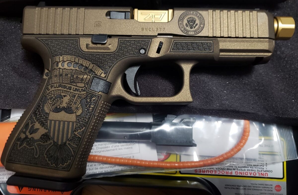 GLOCK G19 GEN5 Trump (AUSTRIA MADE) 45th President Special Edition Semi ...