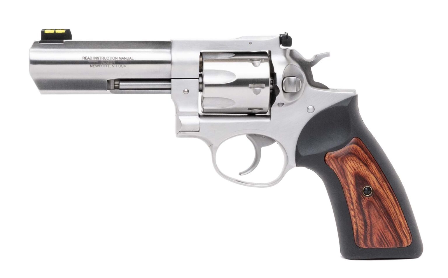 Ruger GP100 Stainless DA/SA Revolver 4.2″ 7 RDS 357 Magnum / 38 Special ...