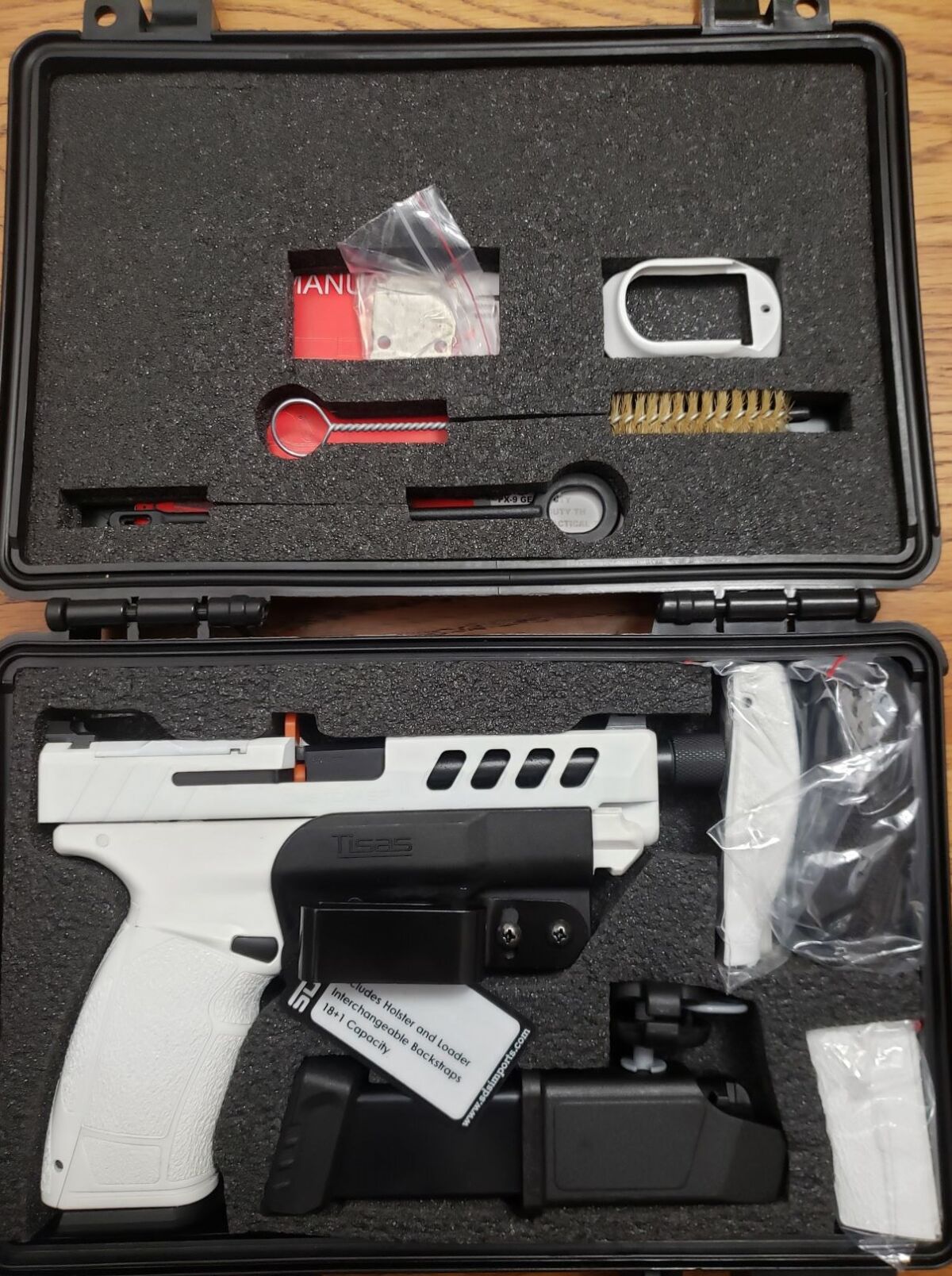 Tisas Zigana PX-9 Gen3 TCSF Custom Special Edition Whiteout Threaded 5. ...