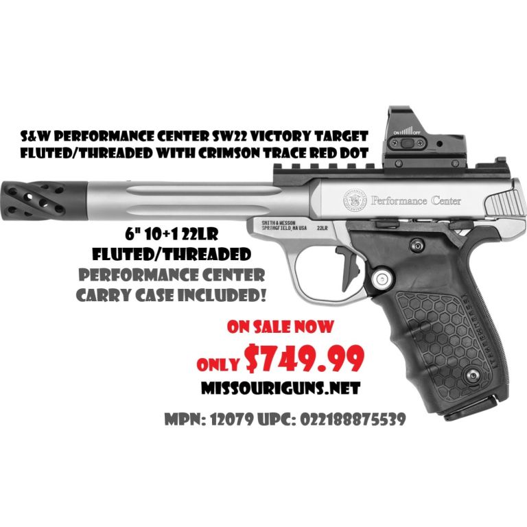 Smith & Wesson Performance Center SW22 Victory Target Fluted/Threaded ...