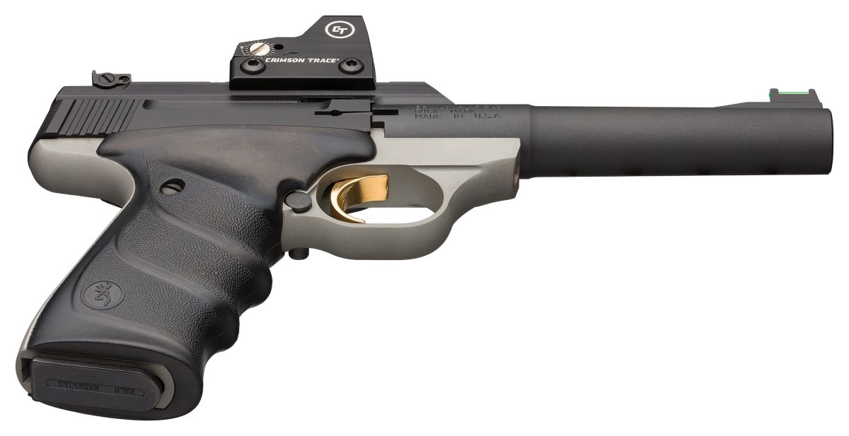 Browning Buck Mark Plus Practical URX Blued Adjustable CT Red Dot Sight ...