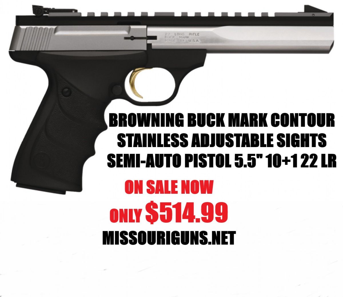Buck Mark Contour 051507490 023614062400 IN STOCK $514.99