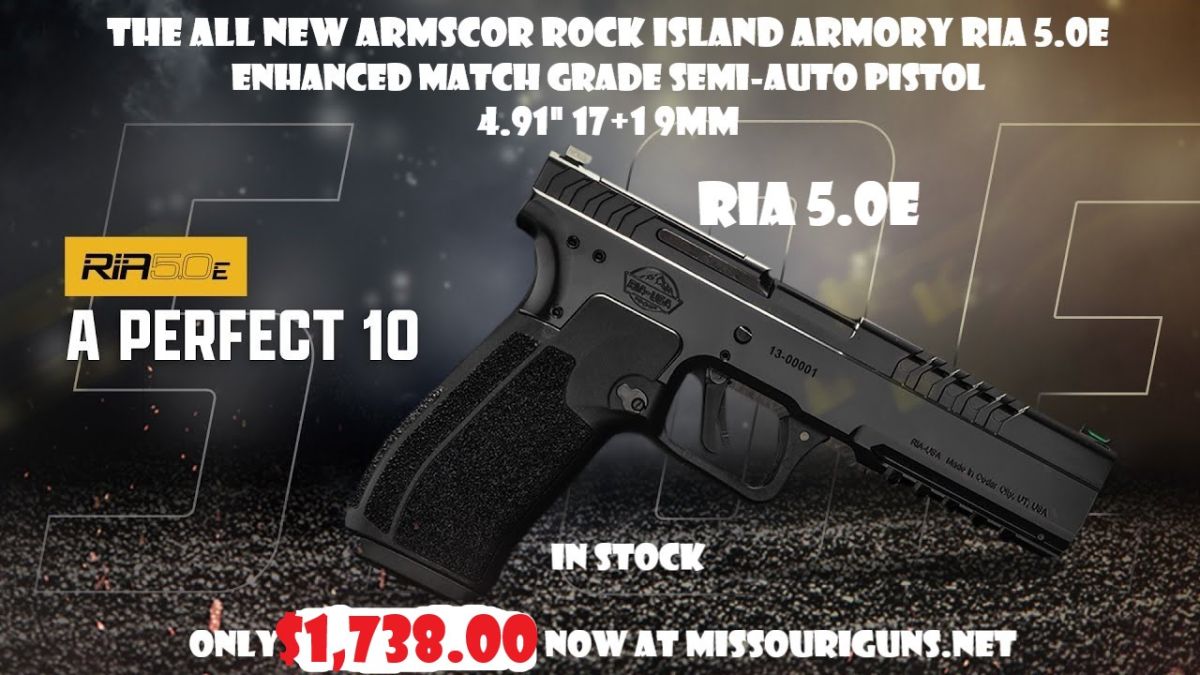 Armscor Rock Island Armory RIA 5.0E Enhanced Match Grade Semi-Auto ...