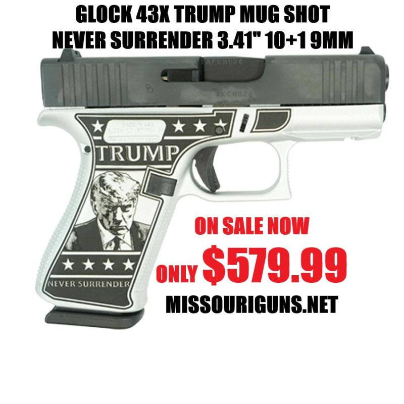Glock 19 G19 GEN3 TRUMP AUSTRIA MADE COMPACT 9mm 4.6″ 15+1 Donald J ...