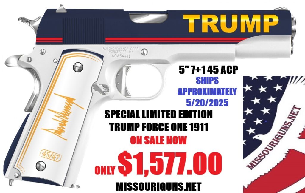 Auto Ordnance Trump 2025 Trump Force One Limited Special Edition 1911 ...