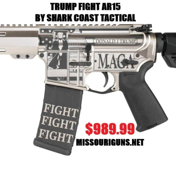 Shark Coast Tactical Trump 3.0 “Trump Fight” ARTF Tungsten Silver AR15 ...