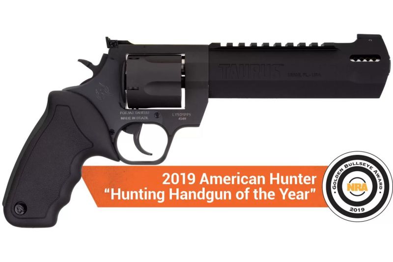 Taurus Raging Hunter Matte Black Ported DA/SA Revolver 6.75″ 5 RDS 454 ...