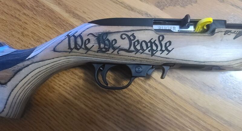 Ruger TALO “We The People” 10/22 Carbine Engraved Altamont Natural Wood ...